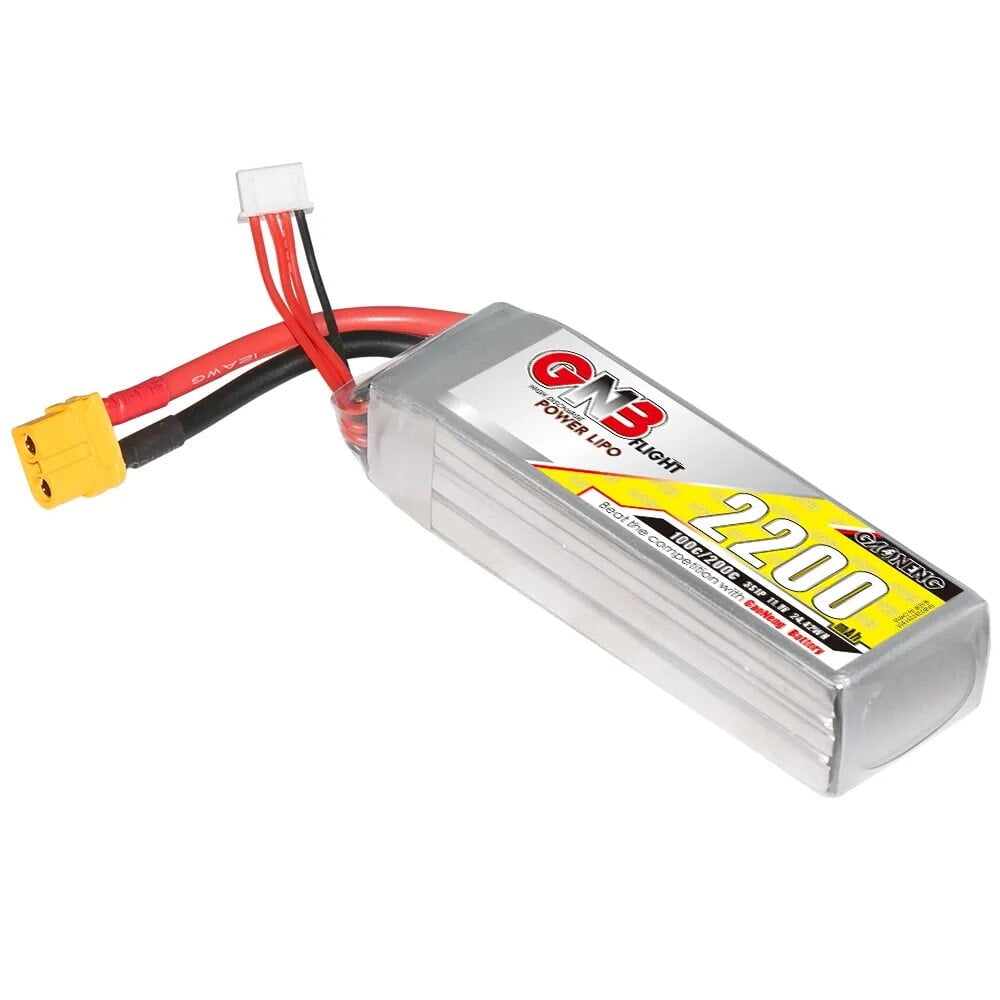 GNB 2200mAh 3S1P 11.1V 100C Lipo Battery