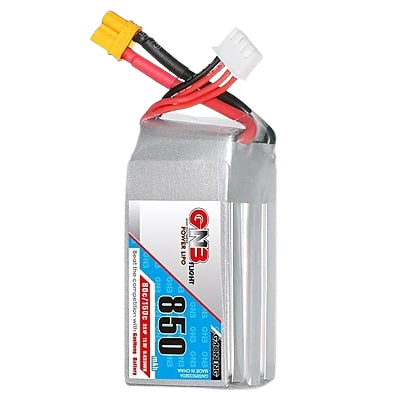 GNB 850mAh 3S1P 11.1V 80C Square Type Lipo Battery