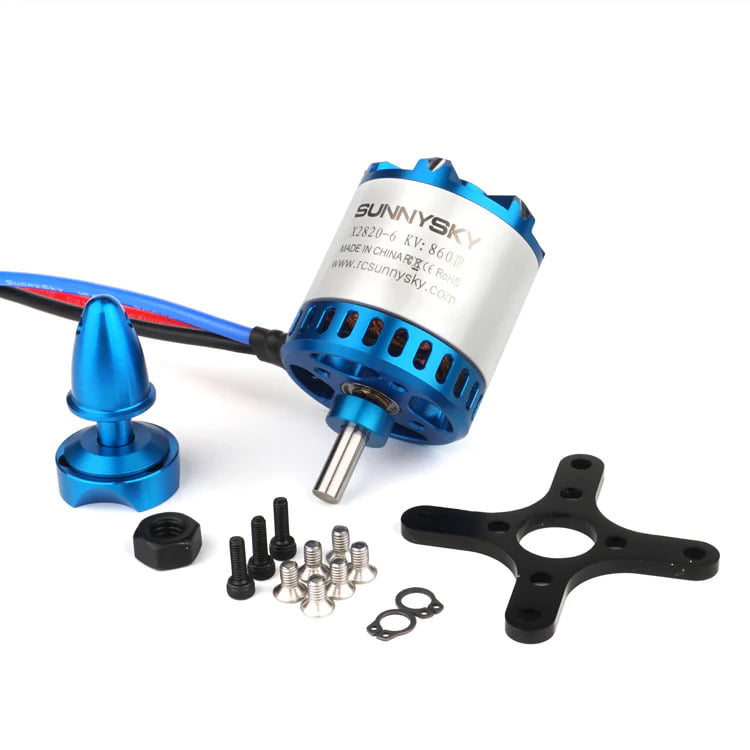 SUNNYSKY X2820 V3 1250KV Brushless Motor - High-Performance 3-4S for RC ...