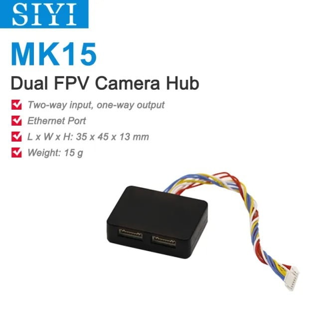 SIYI MK15 FPV Hub Module - Enhanced Connectivity & Power Distribution